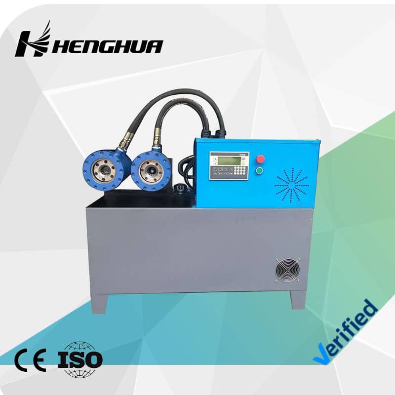 Flexible Pipe Press Machine Stainless Steel Braided Hose Pipe Crimping ...