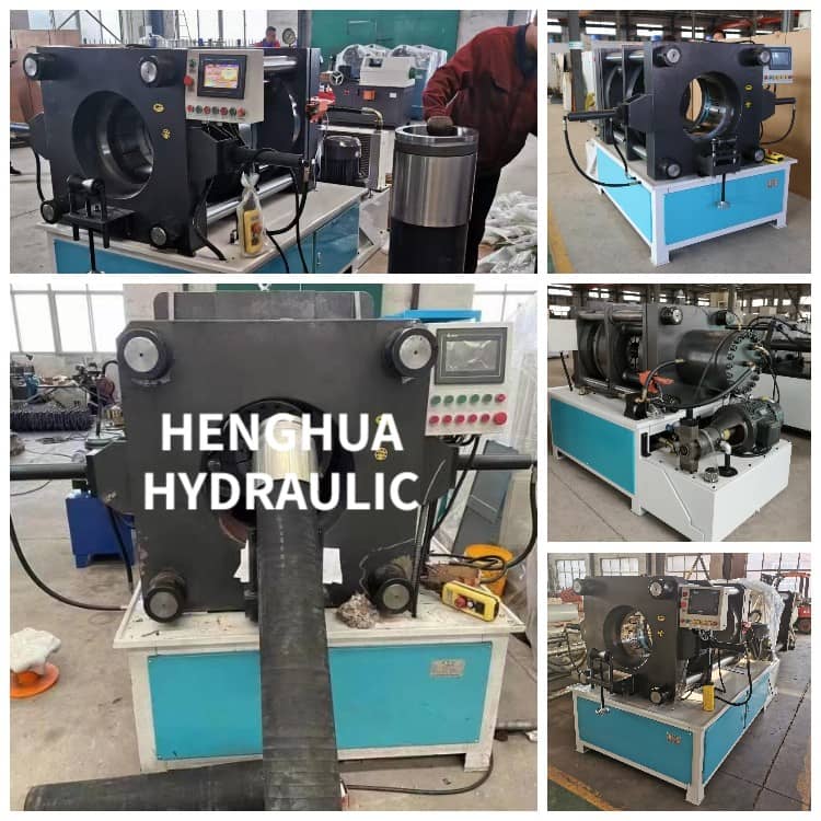 12 Inch Large Flange Hose Assembly Industrial Hydraulic Hose Crimping ...