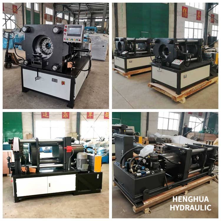 Large Diameter Composite Pipe Crimping Swaging machine Hose Press ...