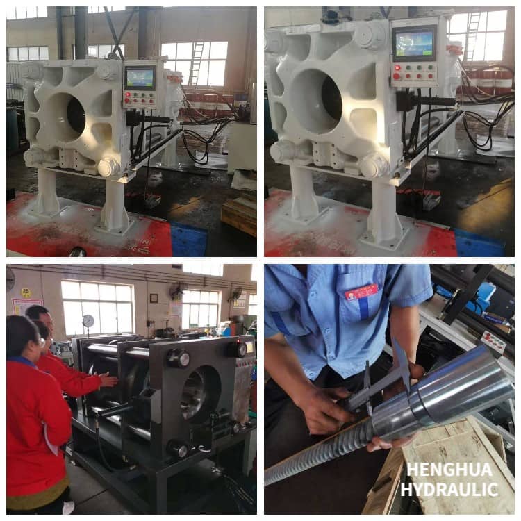 Large Diameter Composite Pipe Crimping Swaging machine Hose Press ...